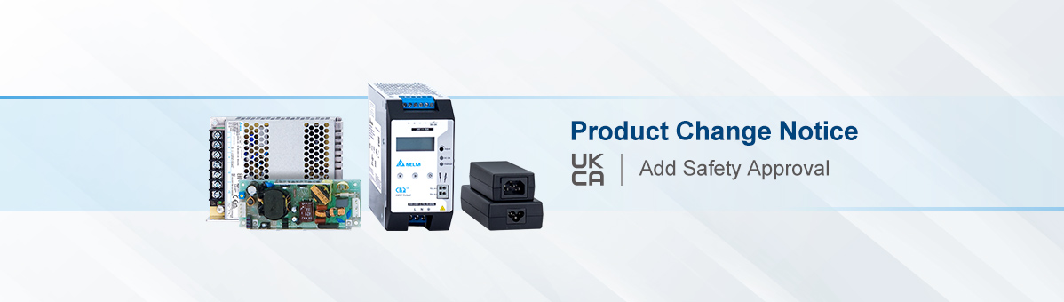 Delta standard industrial power supply series add UKCA safety approvals